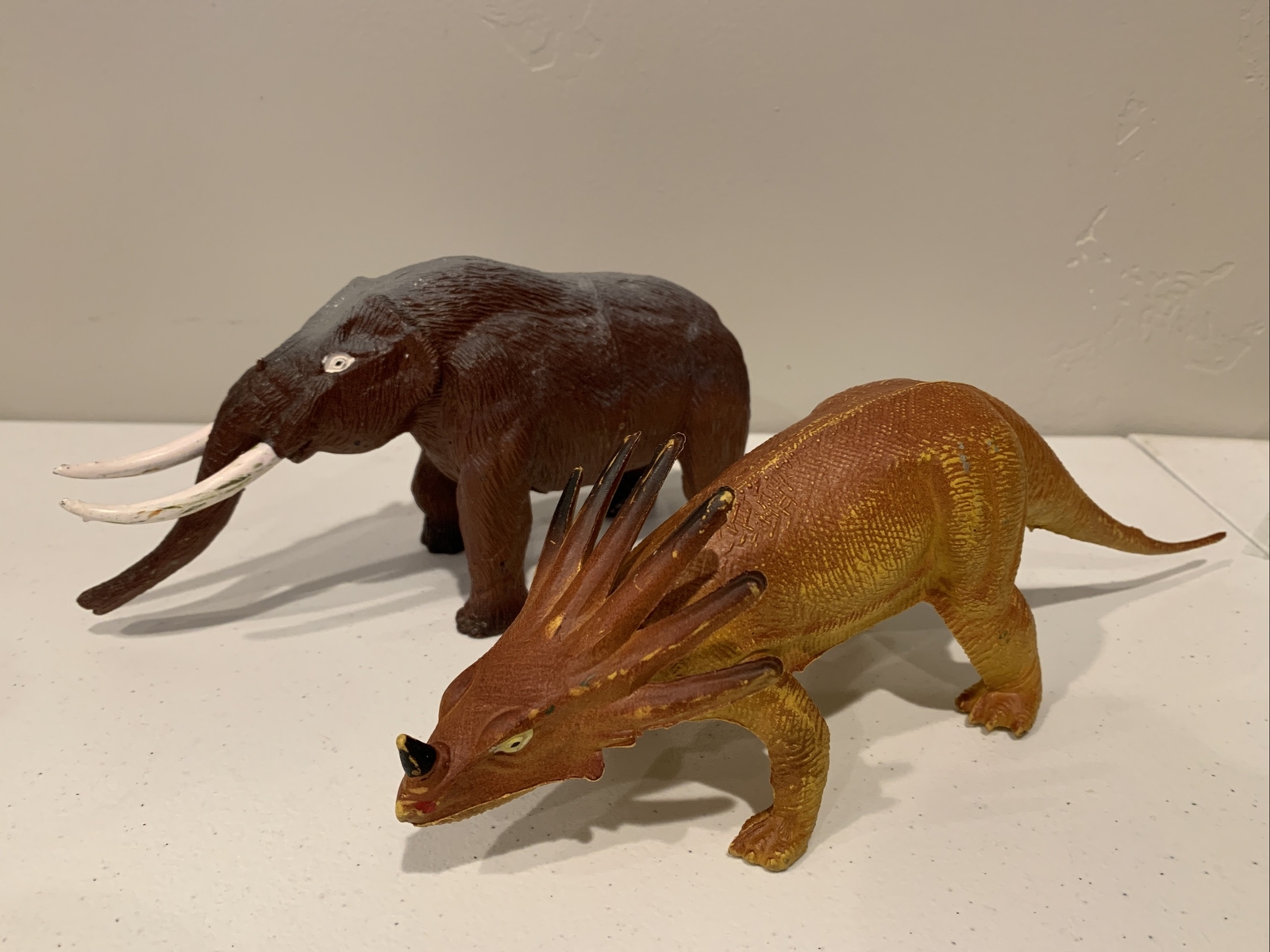 Vintage 1989 Imperial Toys Rubber Wooly Mammoth Mastodon China ...