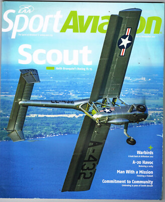 SPORT AVIATION Magazine November 2017, Boeing YL-15 Scout, Douglas A ...