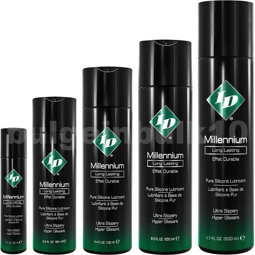 ID Millennium Long Lasting Ultra Slippery Pure Silicone Based Personal ...