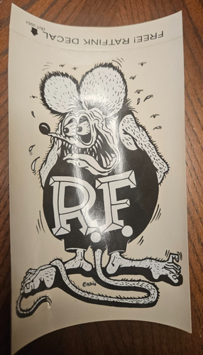 1963 Ed Roth Rat Fink decal | eBay