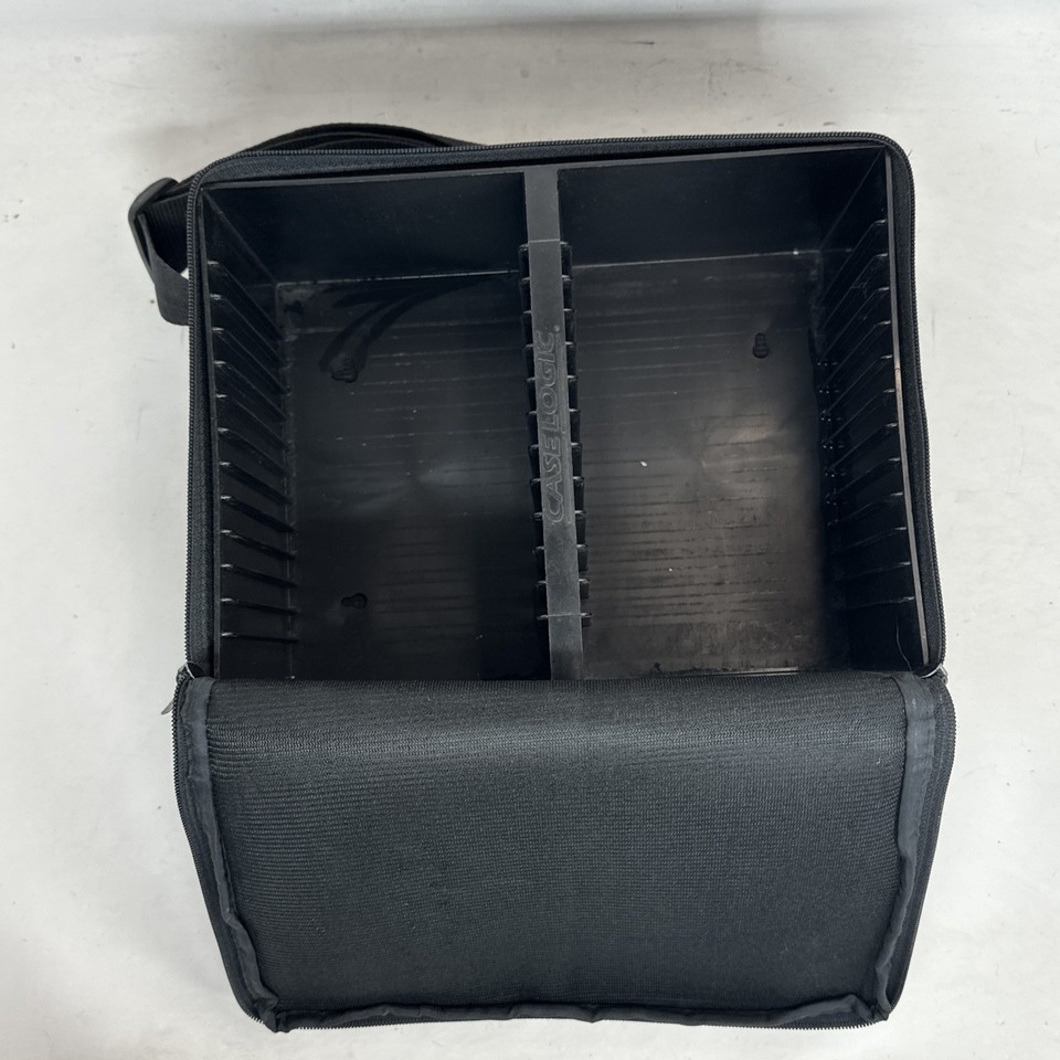 Vintage Case Logic 30 CD Carrying Case Storage W/ Strap Blue Case Logic ...