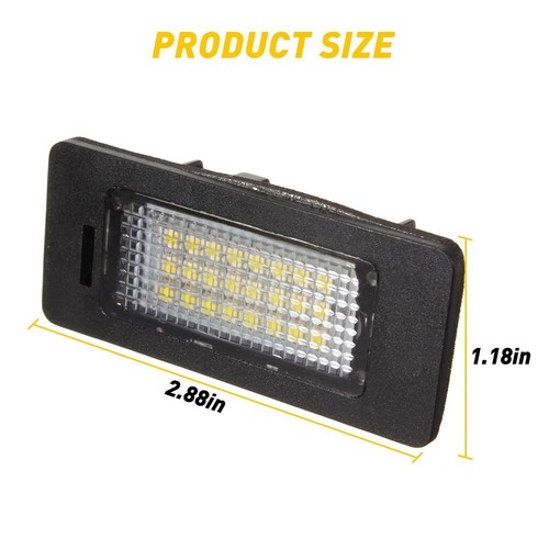 2x LED License Number Plate Light for BMW 3 Series E90 E91 E92 E46 ...