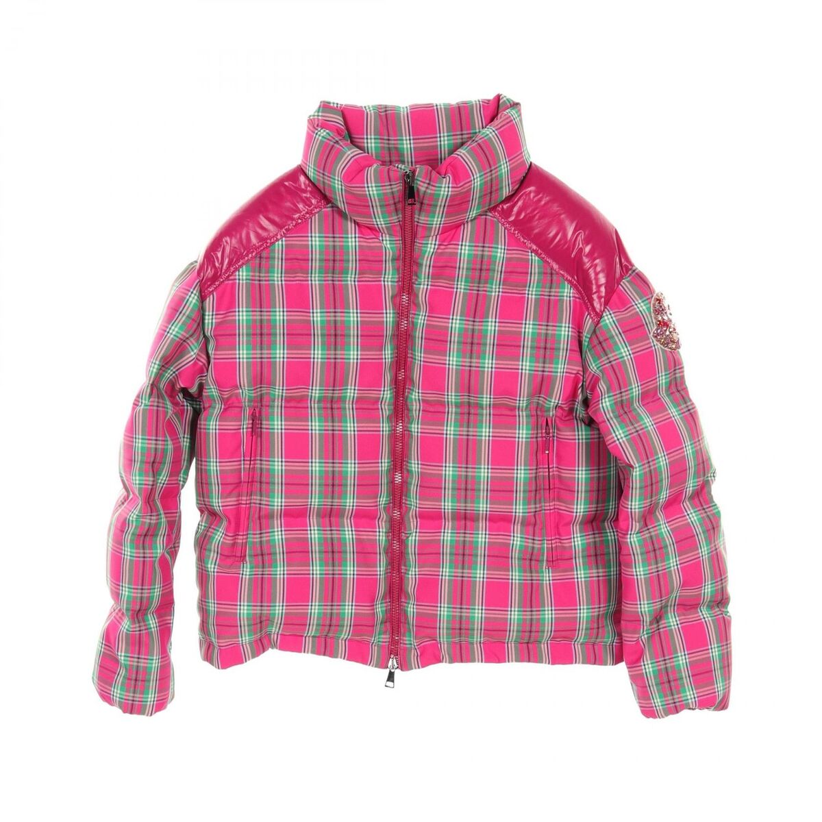 MONCLER CHOU Down short jacket #1 4536500 polyester Pink MONCLER CHOU Down short jacket #1 4536500 polyester Pink