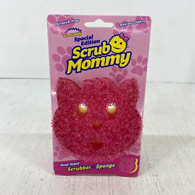 Scrub Mommy Cat Sponge Dual Sided Scrubber Scrub Daddy Special Edition ...