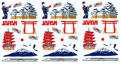 Mrs. Grossman's JAPAN Scrapbook Stickers! Geisha Mt Fuji Asian Sushi 3 ...