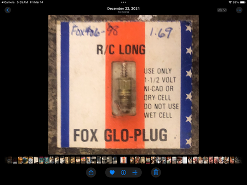 Fox Long R/C Glo-Plug, unopened | eBay