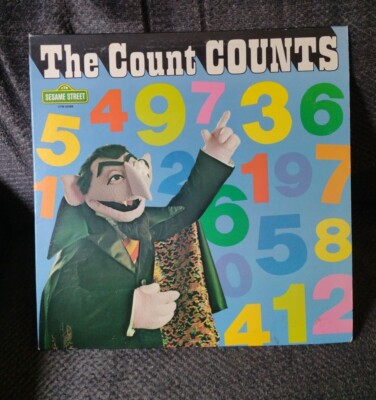 Sesame Street: The Count Counts LP (1975, CTW) CTW 22069, 1st Edition ...
