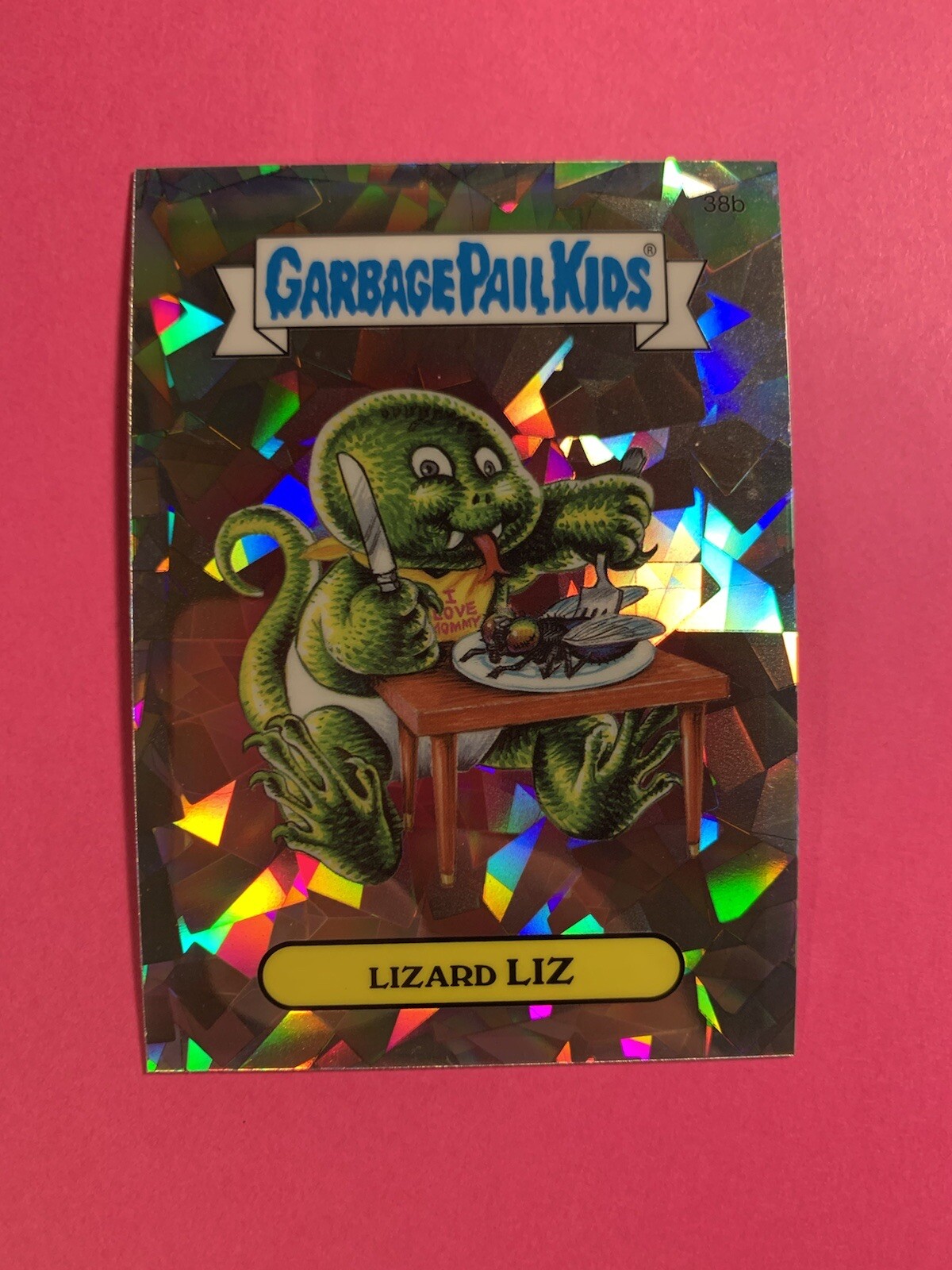 Garbage Pail Kids CHROME Atomic refractor Lizard Liz 38b Topps GPK 2013 ...