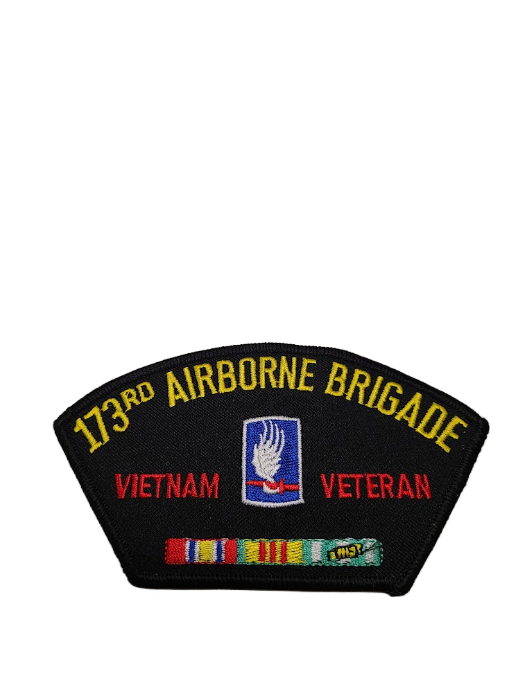173rd Airborne Brigade Vietnam Veteran Patch Heat Seal Backing Iron On ...
