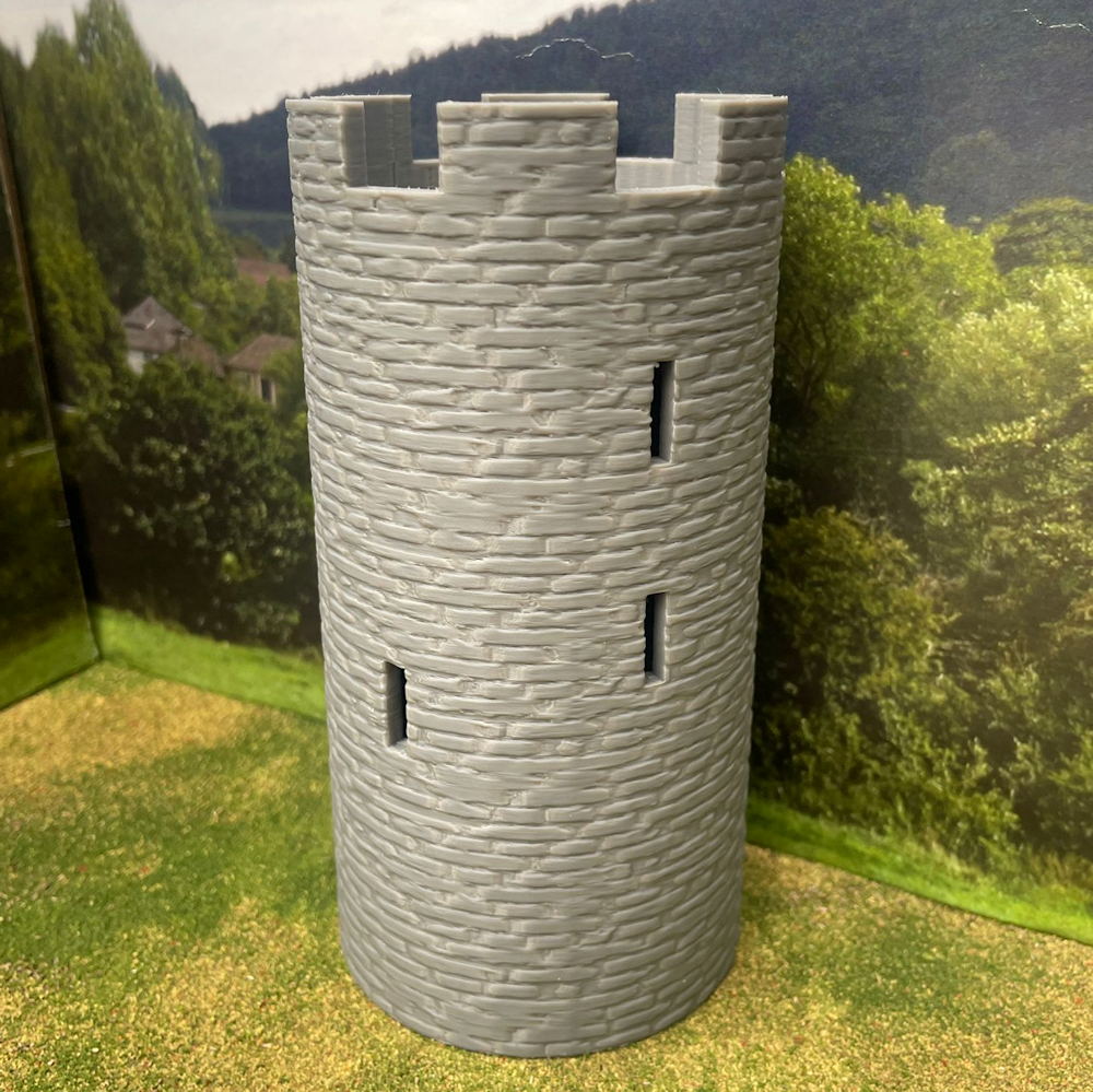 3d printed Castle Towers model railway railroad wargamimg scenery OO HO ...