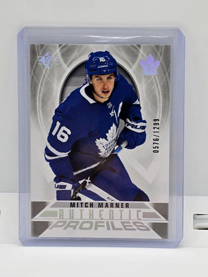 2020-21 SP Authentic Profiles Silver 0576/1299 Mitch Marner #AP-14 | eBay