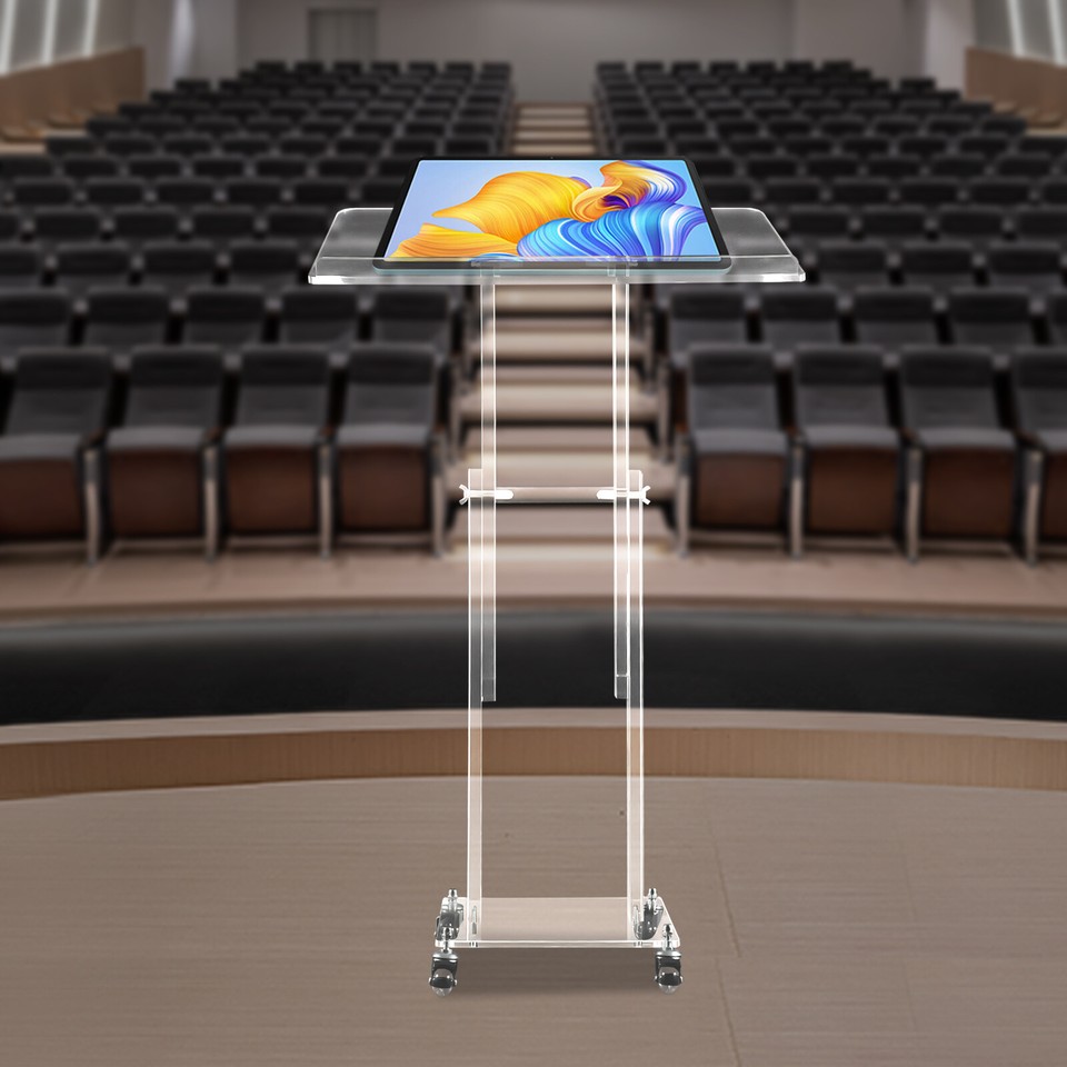 Acrylic Podium Church Pulpit Plexiglass Lectern New Debate Podium ...