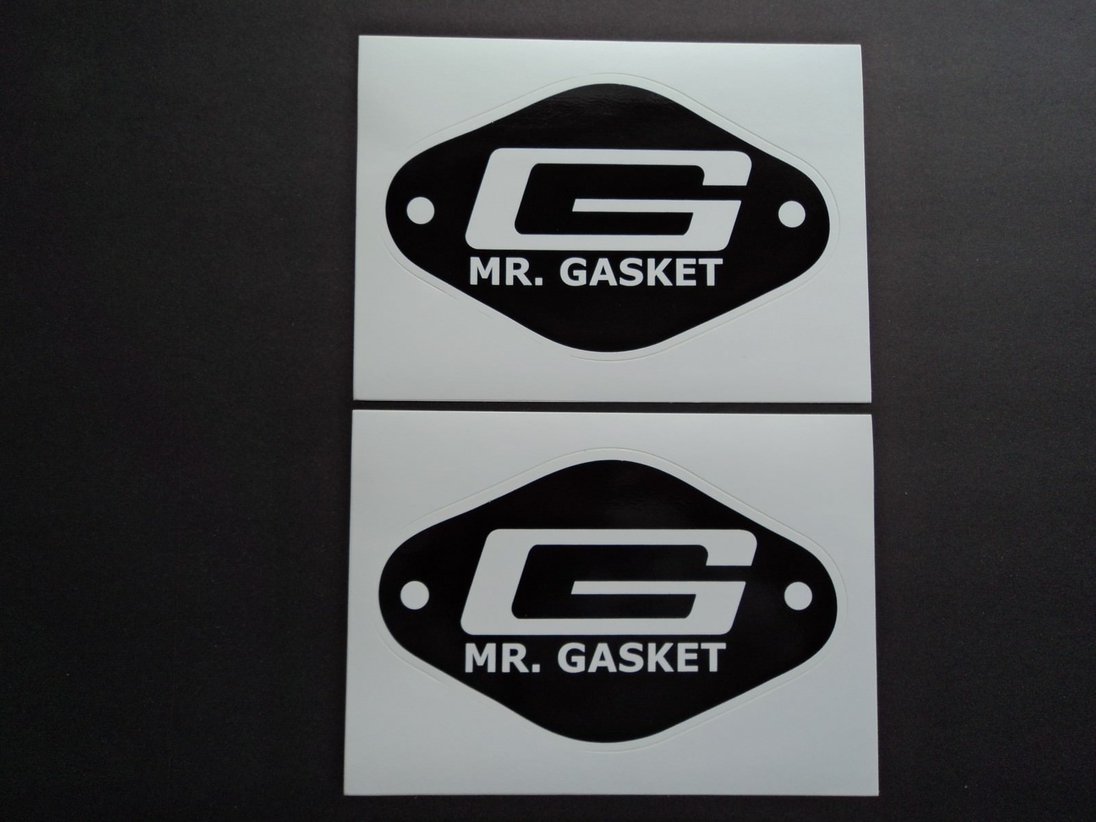Lot of 2 "MR GASKET" NASCAR NHRA die cut Racing Decals Stickers ...