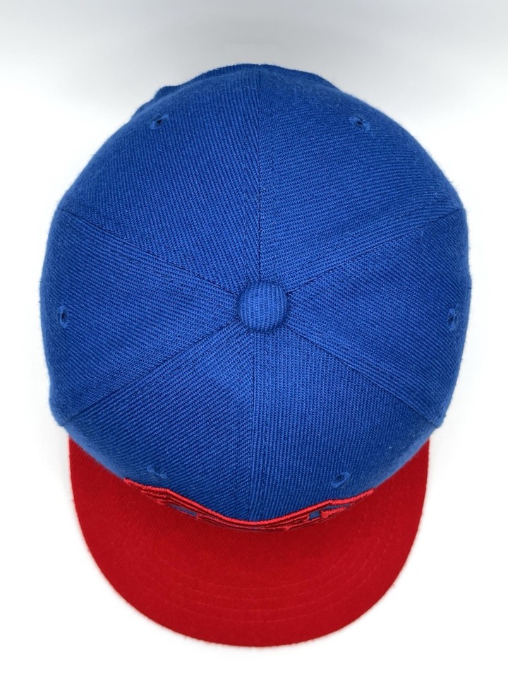 Superman Six Flags Exclusive Embroidered Adjustable Red & Blue Baseball ...
