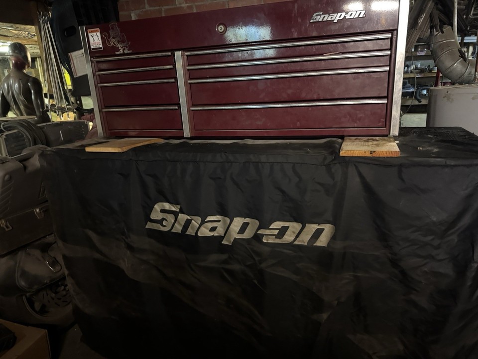 Crimson Red Snap On Tool Box Storage With Tools | eBay