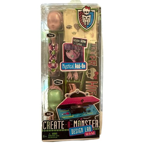 2012 MIB MONSTER HIGH CREATE-A-MONSTER DESIGN LAB MYSTICAL ADD-ON PACK ...