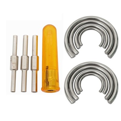 Mainspring Let Down Tool & 2 Set Round Clamps Clock Mainspring ...