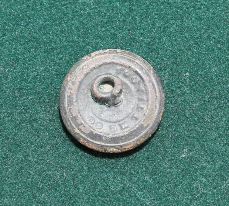 CONFEDERATE SOUTH CAROLINA MILITIA STATE SEAL BUTTON SCOVILL MG CO B/M ...