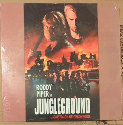 JUNGLEGROUND Laserdisc LD RODDY PIPER JUNGLE GROUND *CLIPPED COVER ...