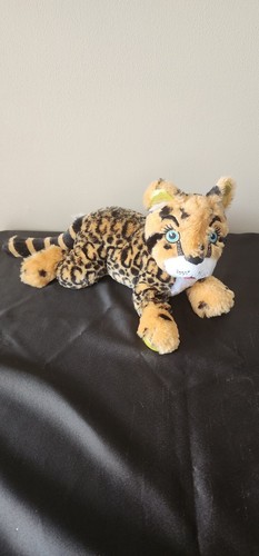 Plush Leopard Cheetah Cat 12” Stuffed Animal Little Brownie Bakers Girl ...
