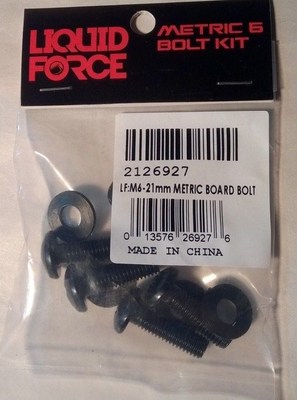 Liquid Force M6-21mm Metric Board / Binding Bolt Kit | eBay