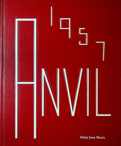 The Anvil Yearbook 1957 Harvey High School Painesville Ohio | eBay