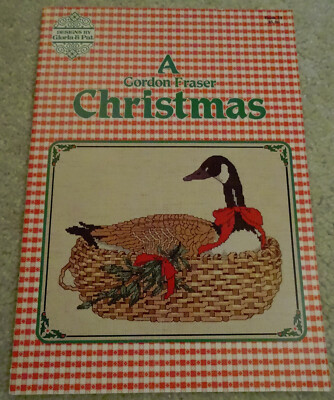 Gordon Fraser Christmas cross stitch leaflet Canadian geese, rocking ...