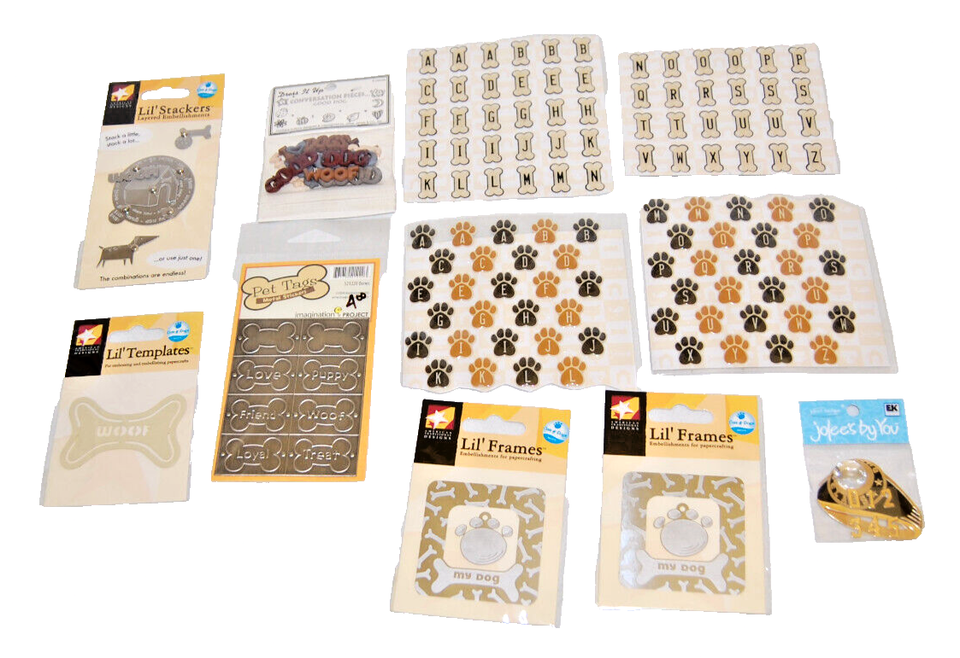 Assorted Scrapbooking Craft Stickers Vintage & New 490 Sheets Huge Lot ...