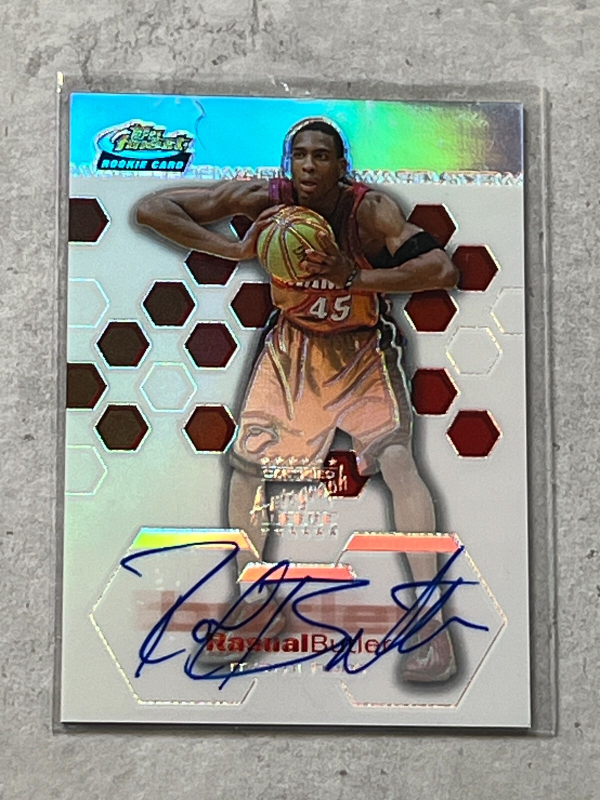 2002 Topps Finest Rasual Butler SP Refractor Rookie RC Auto /250 #120 ...