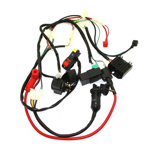 Wiring Loom Harness Key Switch Ignition CDI Kit For Zongshen 190cc Pit ...