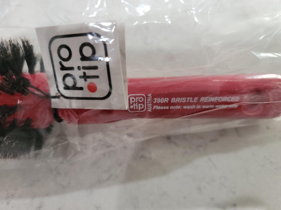 Denman 390 Red reinforced Boar Bristle Brush Protip New | eBay