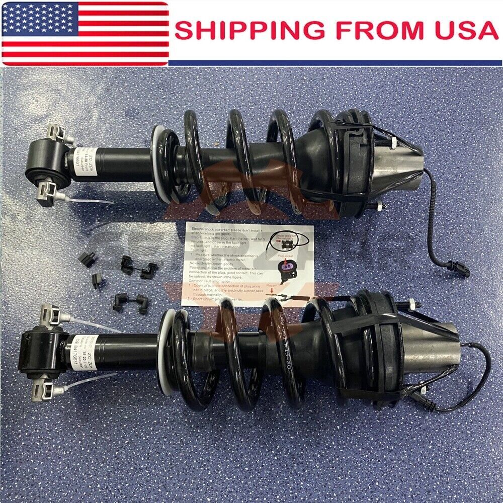 Pair Front Shock Struts Assys Fit Escalade Tahoe Yukon Denali MagneRide ...