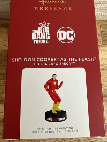 Hallmark Keepsake 2021 SHELDON COOPER AS THE FLASH Christmas Tree ...
