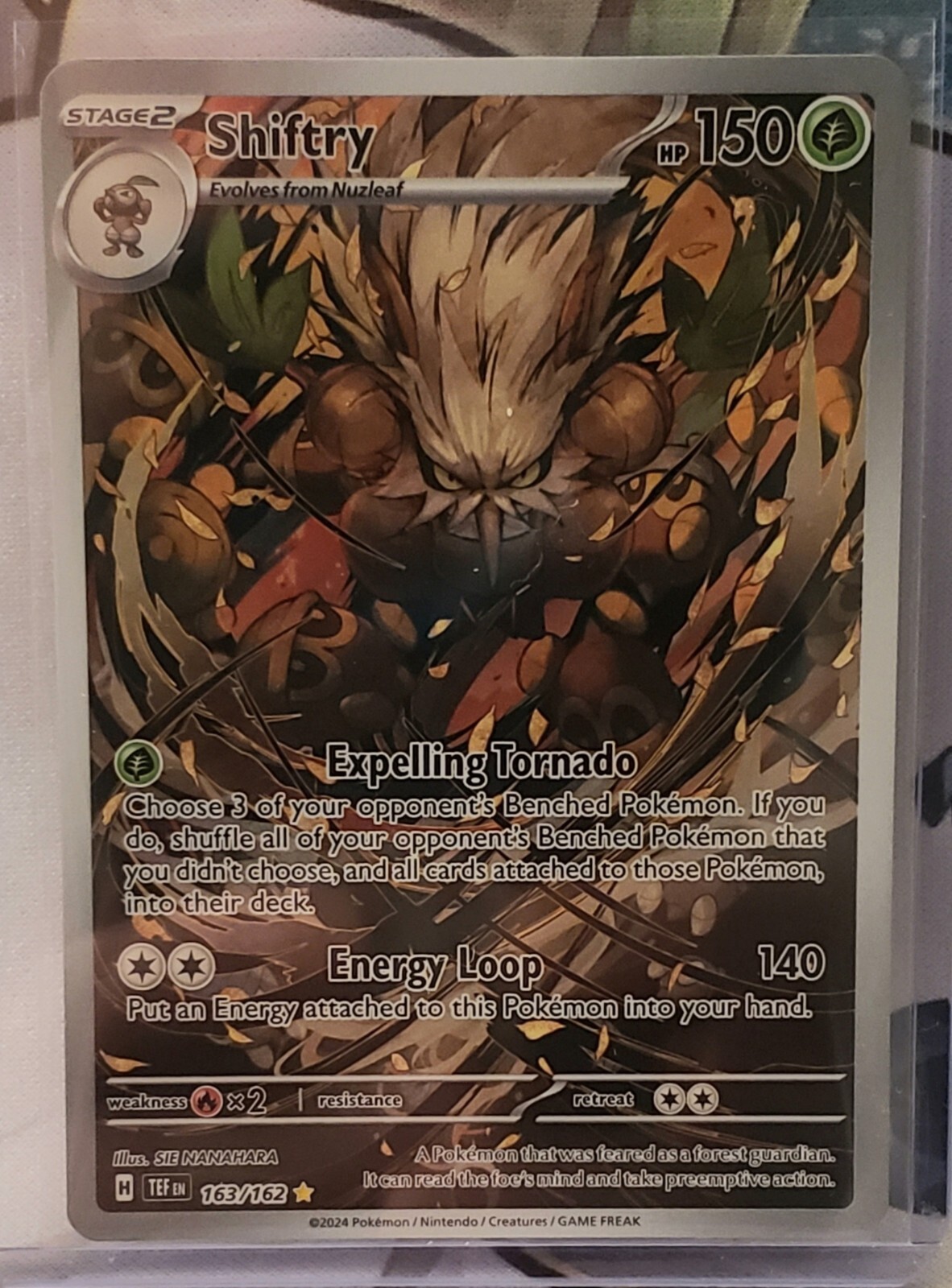 Shiftry 163/162 Secret Rare Sv05: Temporal Forces Holo | eBay