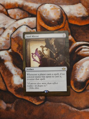 Magic the Gathering Void Mirror Hand Painted Unique Custom MTG Altered ...