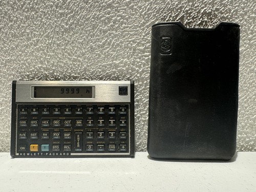 Vintage Hewlett-Packard HP 16C Computer Scientist Calculator With Cover ...