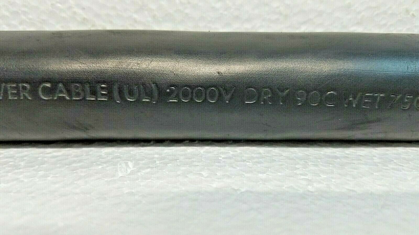 4/4 Type W 2000V Portable Flexible Power Cable -40 to 90C (20ft) Indoor ...