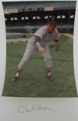 Hank Fischer 1967 Boston Red Sox Signed 3x5 Index Card with 5x7 Photo ...
