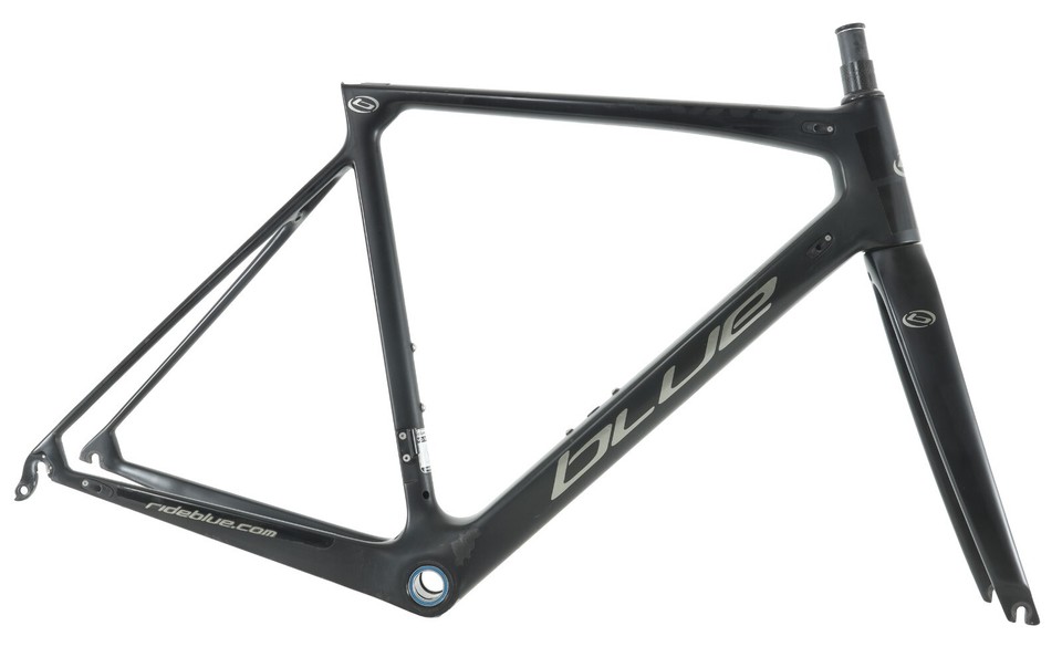 blue cycles Axino SL Carbon Road Bike Frameset MED 54cm Black Rim Brake ...