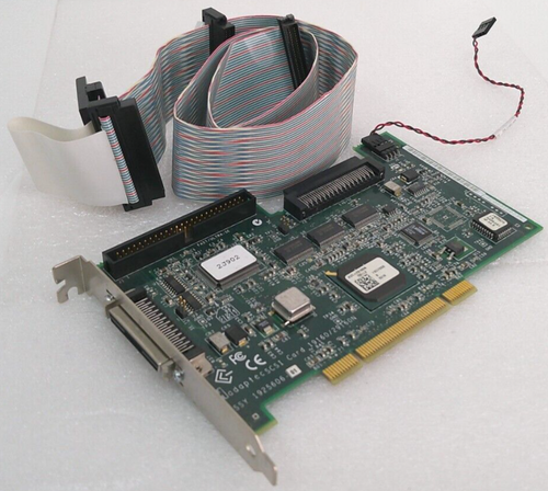 ADAPTEC DELL SCSI CARD 19160/2910N, 1925606-01, 02J902 W/ 68 PIN SCSI ...