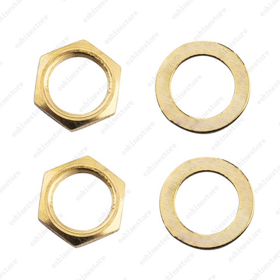 Set of 1/2/4 Metric Thread M9 Guitar Bass Nut Washer For Input Output ...