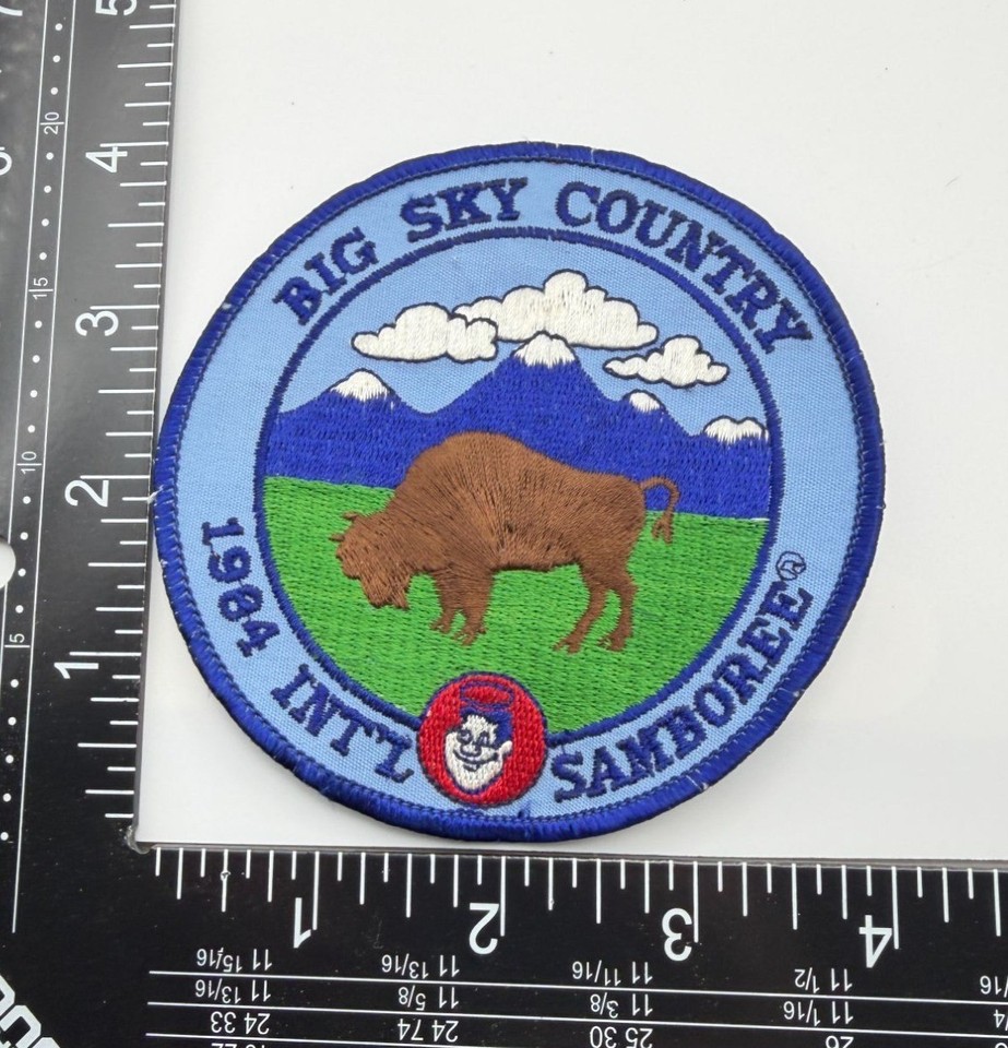 Good Sam 1984 Samboree Patch Big Sky Country Vintage RV Club Mountains ...