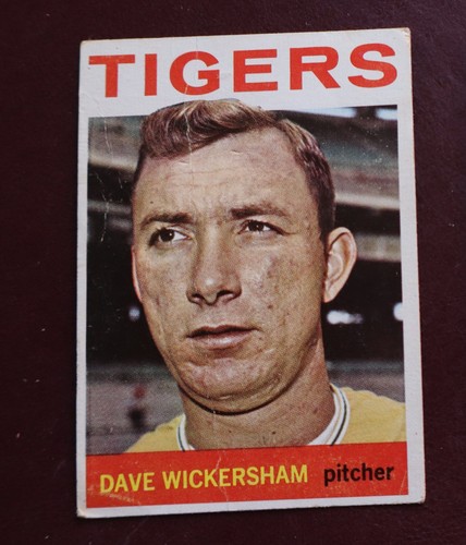 1964 Topps Dave Wickersham (Detroit Tigers) #181 VG | eBay
