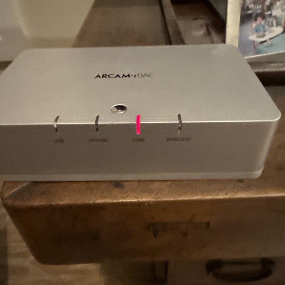 ARCAM rDAC Wireless Digital to Analog Converter USB Optical Coax ...