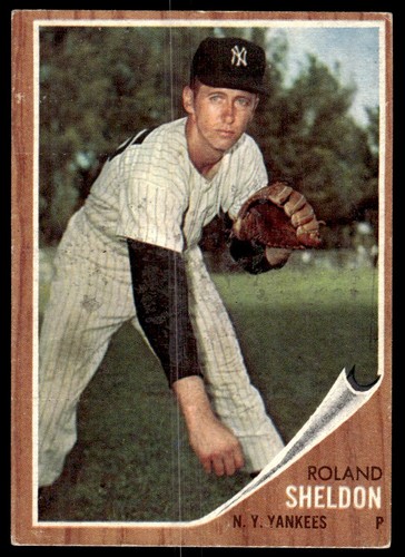 1962 Topps Roland Sheldon ^ New York Yankees #185 | eBay
