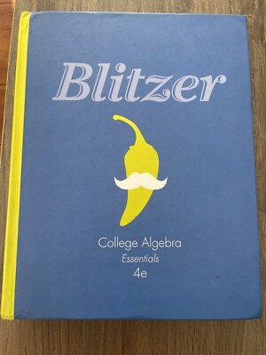 Blitzer College Algebra Essentials 4e Robert Blitzer Pearson Education ...