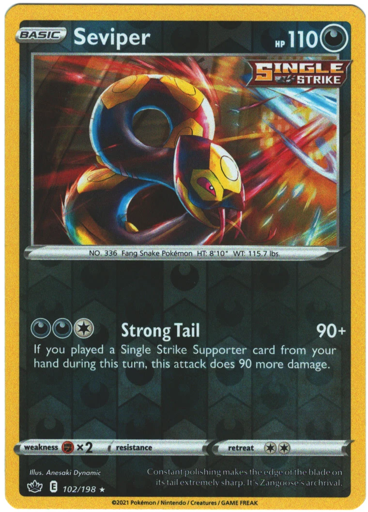 Pokemon Seviper Card