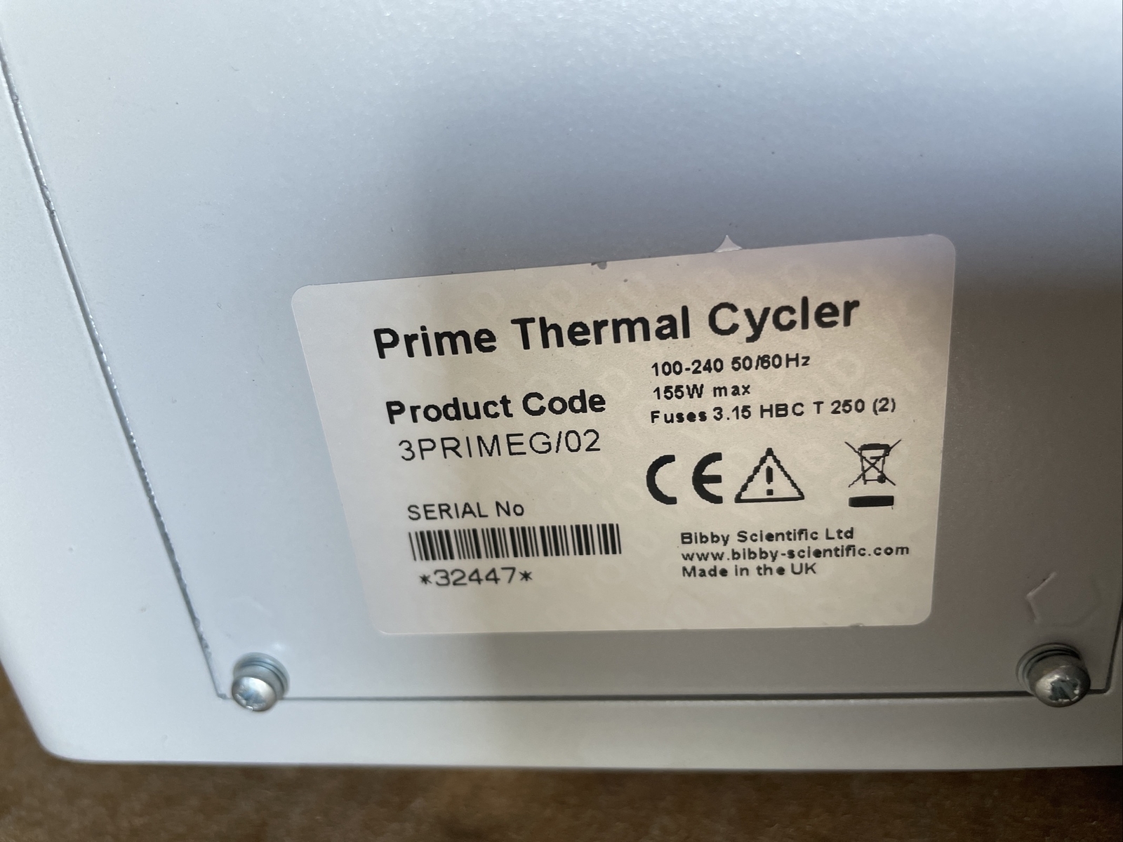 Bibby Scientific Techne 3 Prime Thermal Cycler 3PRIMEG/02 | eBay