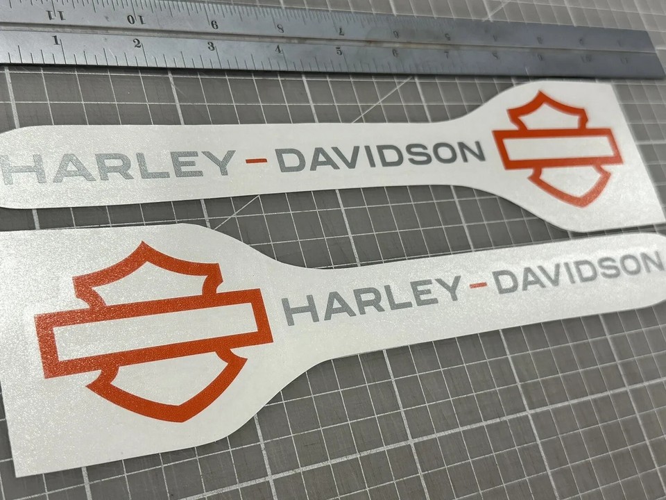 Harley-Davidson Tank Decals Stickers | Fits Dyna Sportster Street Glide ...
