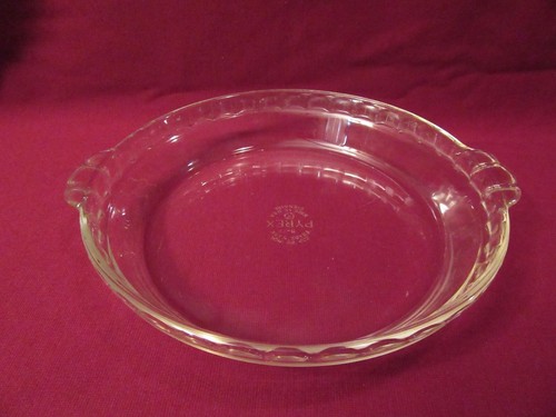 Vintage Pyrex Pie Plate Dish, 9.5'' 229, Made in USA, Crimped Edges | eBay
